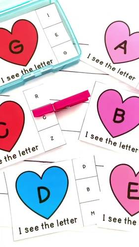 Valentine's Day Alphabet, Number, Sight Word, Color Word, Number Word ...