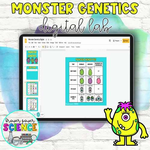 Monster Genetics Digital Lab by Brower Power Science | TPT