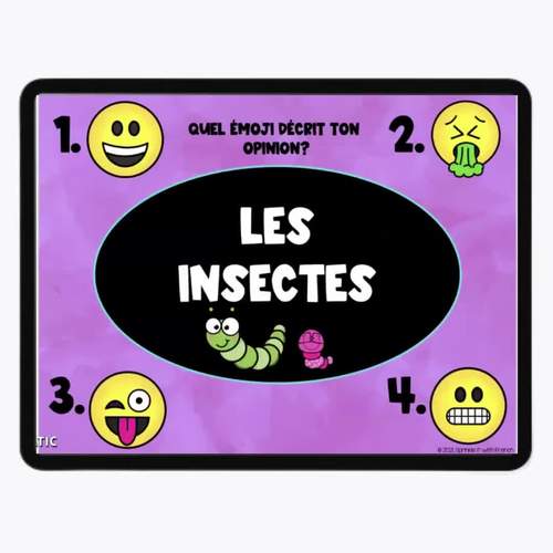 French Digital Emoji 4 Corners Brain Break | Icebreaker | TPT