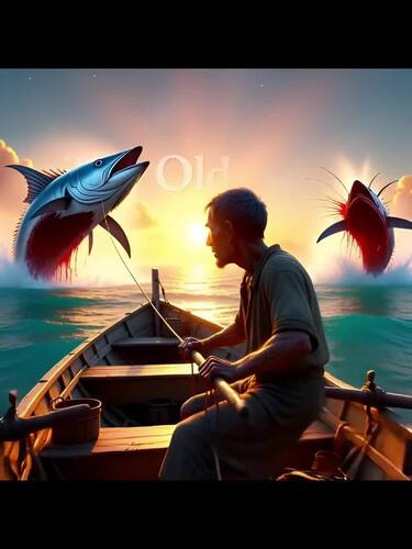The Old Man and the Sea PowerPoint Presentation Pack (Slides, Study ...