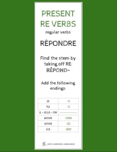 French Expressions of Quantity - Grammar Bookmark | TpT