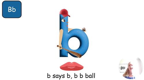 Animated Alphabet Letter Sound activities (PowerPoint) - a-z Level 3