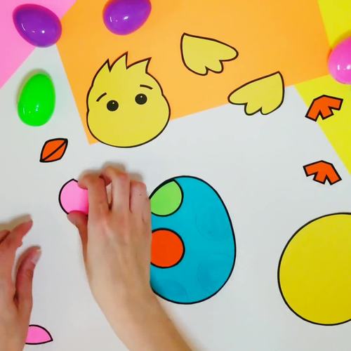 Easter Chick Writing Craft and 1st Grade Kindergarten │ Craftivity │ Pascua