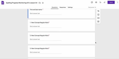 Digital Spelling Progress Monitoring- UFLI Inspired- VCe Lessons 54-62