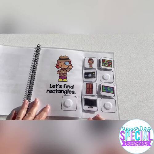 2D Shapes - Adapted Books by Supporting Special Learners | TPT