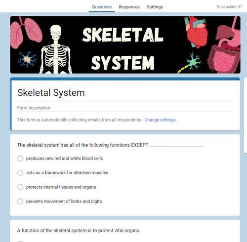 Nervous, Muscular, and Skeletal Systems Health Unit Bundle | FACS ...