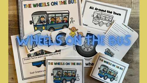 Wheels on the Bus Song Pack by Growin' Wildflowers | TPT