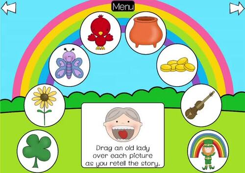 There Was an Old Lady Who Swallowed a Clover Book Companion for Boom