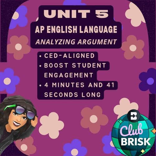 AP English Lang Podcast: Analyzing Argument (Reasoning, Org, Style ...