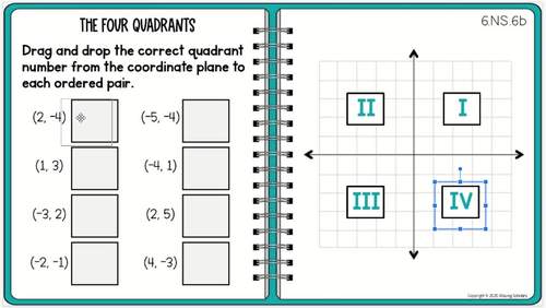 Coordinate Plane Digital Practice 6th Grade Google Digital Learning
