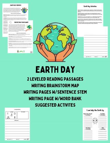 Earth Day Passages and Activities by Texas History for Kids | TPT