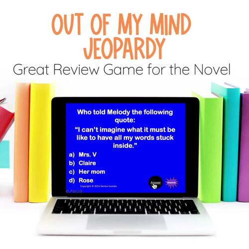 Out of My Mind by Sharon Draper Jeopardy by Reading Under the Hula Moon