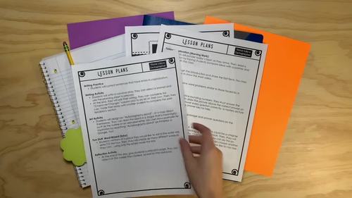 4th Grade Substitute Writing Activity, Math, & Reading No-Prep ...