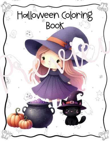 Happy Halloween Coloring Pages For Kindergarten,Home, Classroom ...