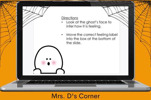 Ghost Emotions Halloween Digital Activity | Distance Learning by Mrs Ds ...