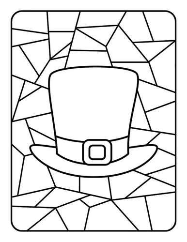 St Patrick’s Day Pop Art Coloring Pages, EASY Shamrock Craft Activity Sheet