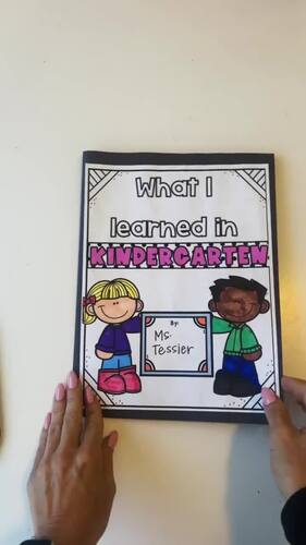 Kindergarten End of the Year Lapbook by Mrstessierkindergarten | TPT