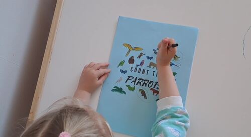 Fun counting book - Numbers 1-10 | Maths Printable by MathsinEnglish