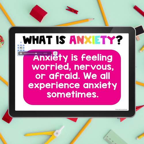 Understanding Anxiety - Digital by The Social Emotional Teacher | TpT