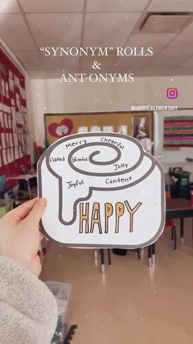 Synonyms and Antonyms Activity | "SYNONYM" ROLLS | ANT-onyms | Language ...