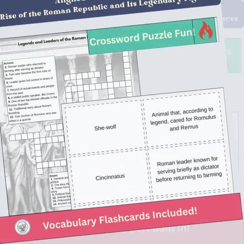 HSS 6.7.1 Puzzle Pack: The Rise of the Roman Republic & Legendary ...