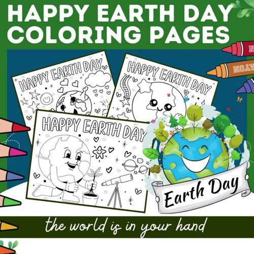 Earth Day Coloring sheets For Preschoolers | Earth Day Coloring Pages ...