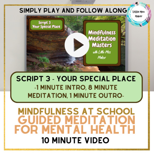 Guided Mindfulness Meditation Video 3 - Mental Health, Wellbeing, Calming