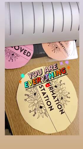 Pastel Affirmation bulletin board by Make Learning Happen | TPT