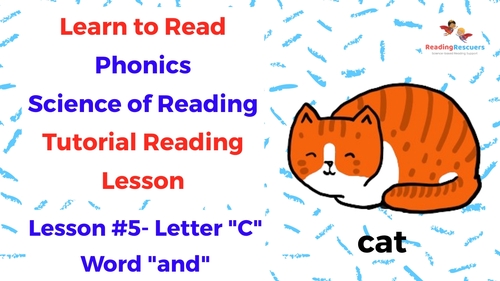 Letter C video | Lesson #5 | Heart Word | and | science of reading phonics