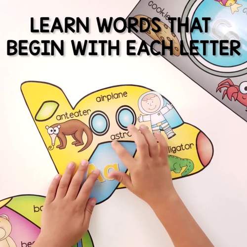 Beginning Sounds Alphabet Letter Recognition Worksheets Posters Tracing ...
