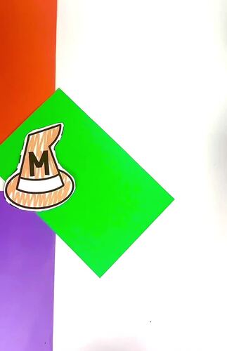 Halloween Witch Hat Name Craft Fall Craftivity Cut & Paste Autumn Project