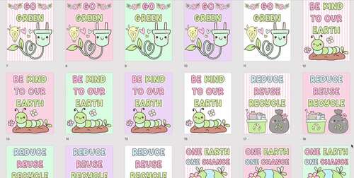 Pastel Earth Day Posters by Magical Kinders | TPT