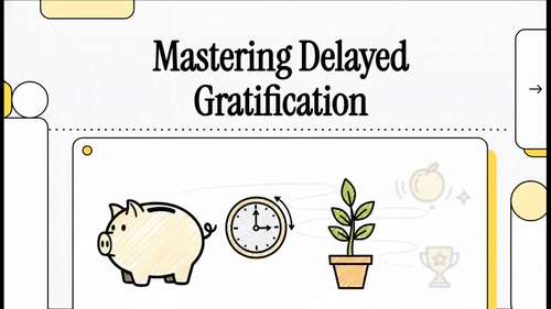 Delayed Gratification | Social Skills Lesson | Grades 6–12 by R1 ...