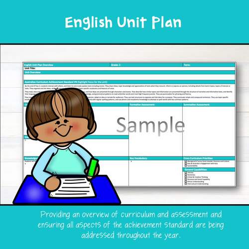 V9 Australian Curriculum Unit Plan Templates - Year 2 Bundle Pack