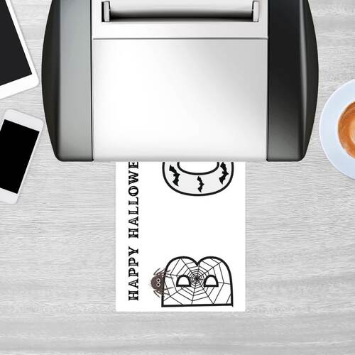 Template Handprint Craft | Halloween Boo Craft Preschool | Halloween ...