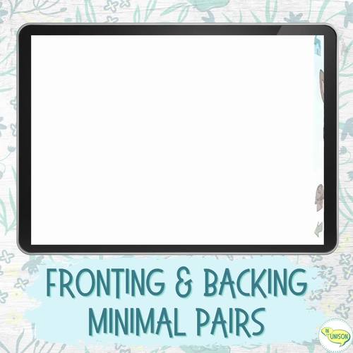 Fronting Minimal Pairs Boom Cards™ for Speech Therapy | TpT