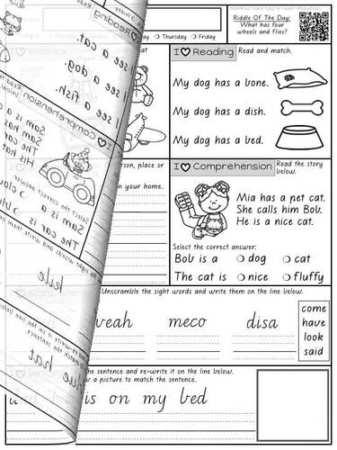 Mornings Made Easy Set Two! First Grade Morning Work in Victorian ...