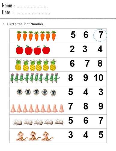 Preschool Worksheets 23 Pages - Letter Recognition, Numbers, Counting ...
