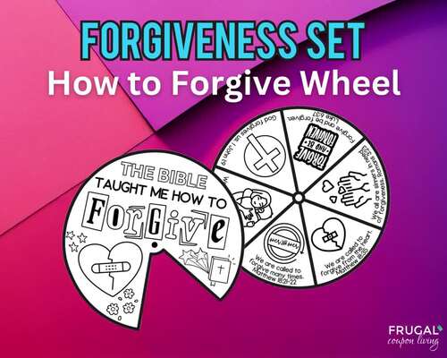 Forgiveness Craft Set, Bible-Themed Activities, Choose Forgiveness ...