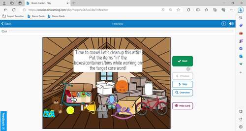 Core Word of the Week: "In" Printable & Digital Activities | TPT