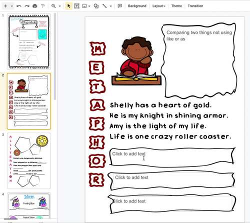 Figurative Language Mini Unit and Lap Book *Digital & Printable | TPT