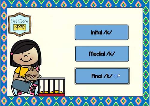 Articulation K and G BOOM Cards- Pet Shop by Speech Packtivities