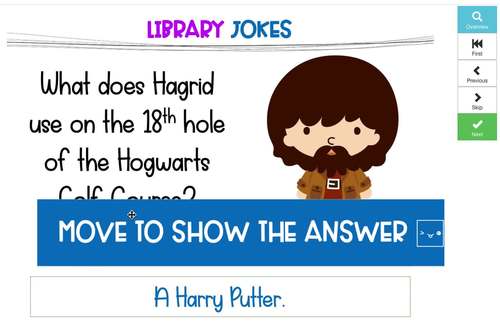 Library Jokes | BOOM CARDS | SET 2 by Teaching Literacy | TPT