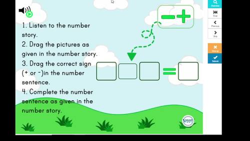 Word Problems Boom Cards to 10 K.OA.A.2, 1.OA.A.1 by Smart Way | TpT