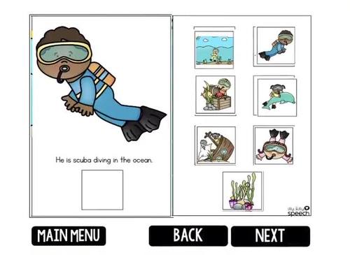 Ocean Preschool Language Unit - Summer Activities for Speech Therapy ...