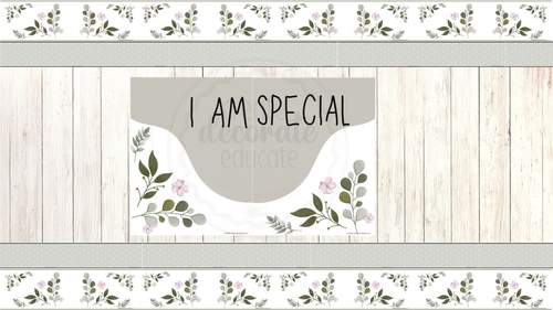 All About Me Bulletin Board | Botanical Themed by CreateDecorateEducate
