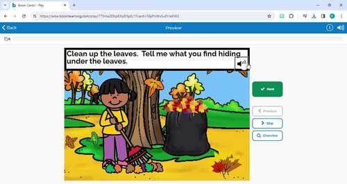 Initial /l/: Rake the Leaves. by Creative Speech Language Resources