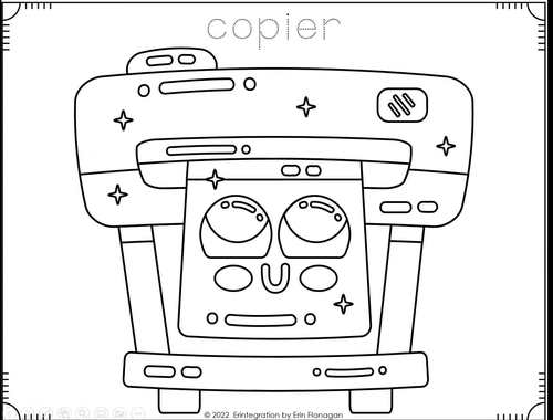 tech coloring sheets