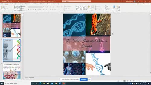 Life Science Digital Interactive Notebook Template | TPT