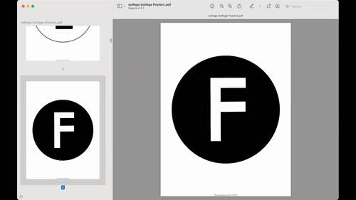 Solfege Posters | Black and White Music Room Decor by musicpluscoffee